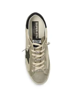 GOLDEN GOOSE Super-star Leather Sneakers - Multicolor