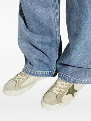 GOLDEN GOOSE Super-star Leather Sneakers - Multicolor