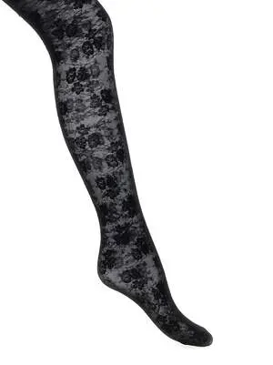 Valentino Garavani Lace Tights - Black