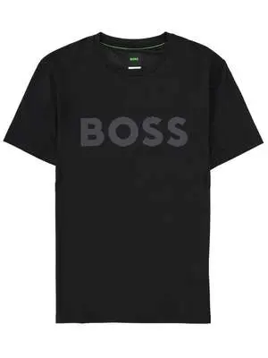 BOSS T-shirt With Logo - Black