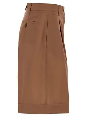 Herno Tailored Virgin Wool Bermuda Shorts