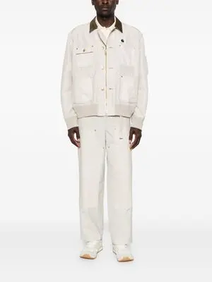SACAI X CARHARTT WIP Wool Blend Panelled Trousers - Multicolor