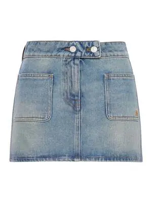 COURREGES COURREGES Signature Denim Miniskirt Multicolor