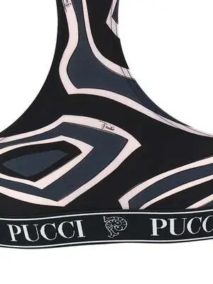 Emilio Pucci Labirinto' Printed Sports Top