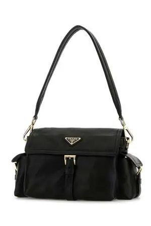 Prada Nappa Leather Explore Shoulder Bag - Black