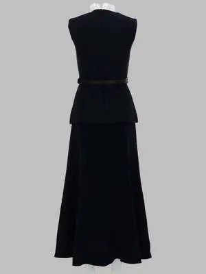 SELF-PORTRAIT Midi Dress With Ruffles