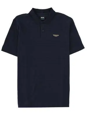 BOSS Polo With Logo - Blue