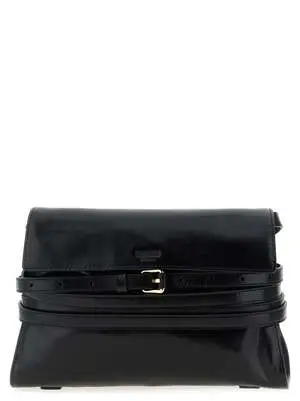 Moschino Tie Me Crossbody Bag - Black