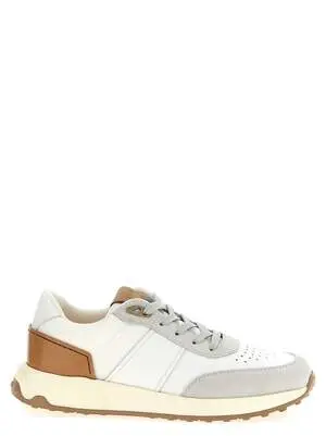 TOD'S Leather And Suede Sneakers