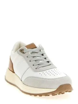 TOD'S Leather And Suede Sneakers