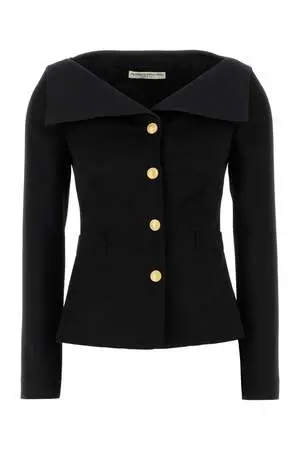 Alessandra Rich Wool Blazer - Black