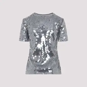 Sportmax Sequined T-shirt - Gray