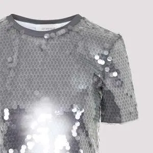 Sportmax Sequined T-shirt - Gray