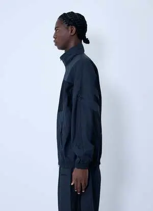 Vetements Logo Motif Mesh Panel Track Jacket