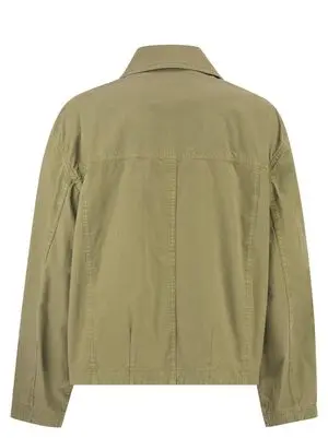 FAY Cropped Technical Cotton Jacket With Signature Hook Fastening - Multicolor