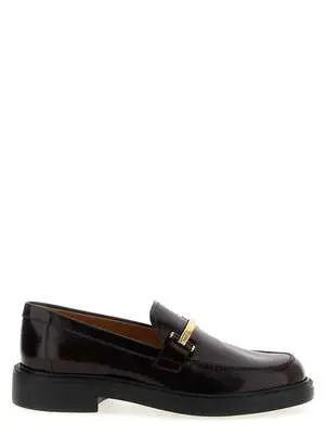 TOD'S Barretta Loafers In Brushed Calf Leather - Multicolor