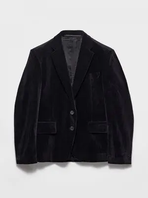 Prada Polyamide Zip-up Jacket - Black