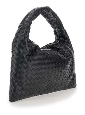 Bottega Veneta Hop Piccola' Shoulder Bag - Black