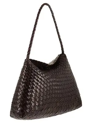 Dragon Diffusion Santa Maria Woven Leather Shoulder Bag