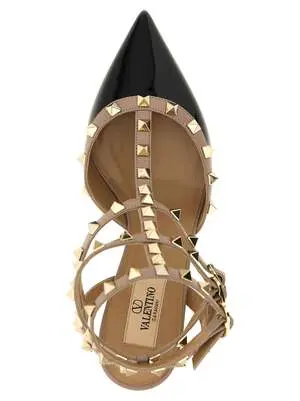 Valentino Garavani Rockstud Patent Leather Pumps - Multicolor
