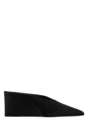 ALAÏA ALAIA Satin Wedge Mules