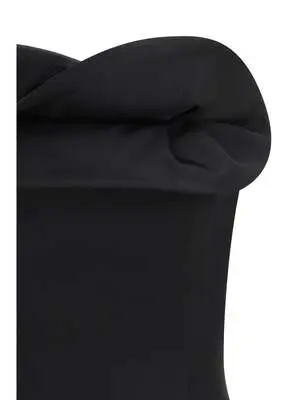 Magda Butrym Sculptural Neckline Corset Top