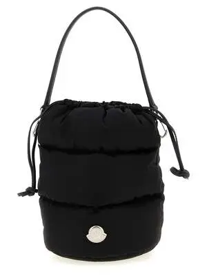 Moncler Caradoc Quilted Nylon Bucket Bag - Black