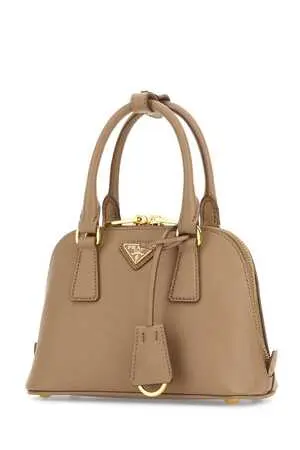 Prada Calf Leather Handbag - Brown