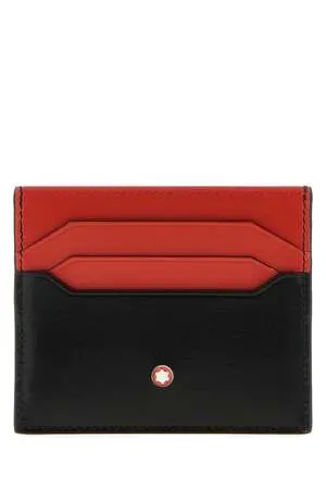 Montblanc Two-tone Leather Card Holder - Multicolor