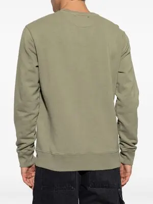 GOLDEN GOOSE Logo Cotton Sweatshirt - Multicolor