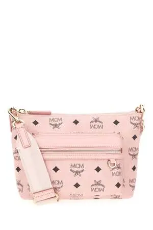 Mcm Monogram Crossbody Bag - Multicolor