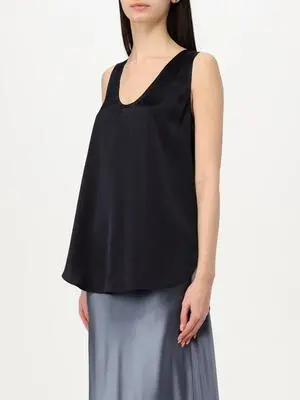 Max Mara Silk V-neck Sleeveless Top