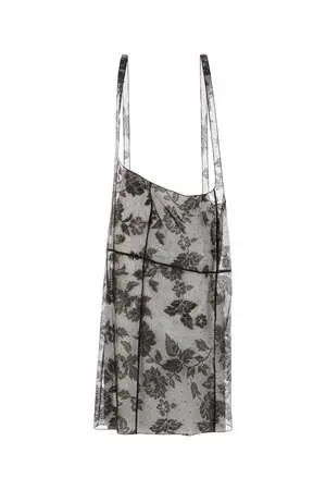 Prada Lace Skirt - Black