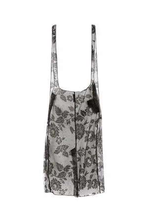 Prada Lace Skirt - Black