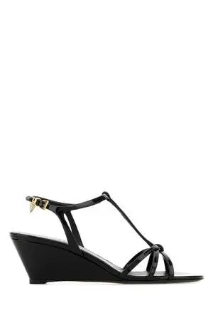 Prada Leather Platform Sandals