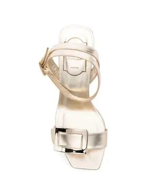 ROGER VIVIER Belle Vivier Wedge Sandals - Multicolor