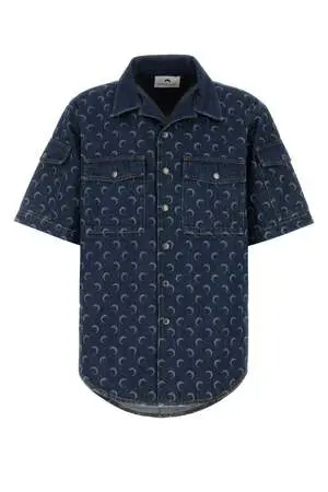 Marine Serre Button Down Shirts For Men