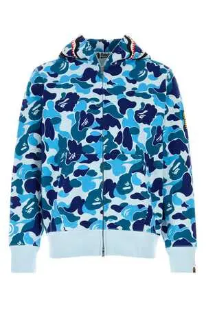 A BATHING APE Abc Camo 2nd Shark Full Zip Sweatshirt - Multicolor