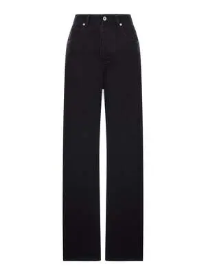 Bottega Veneta Wide Leg High-waisted Jeans - Black