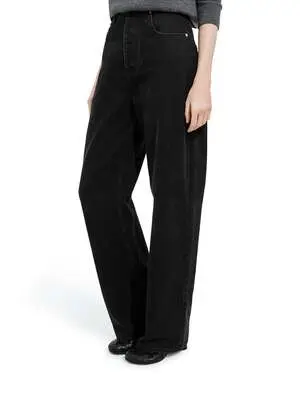 Bottega Veneta Wide Leg High-waisted Jeans - Black