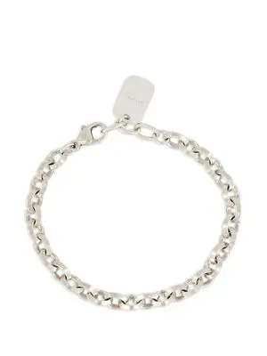 Saint Laurent Silver-tone Chain Bracelet - Multicolor