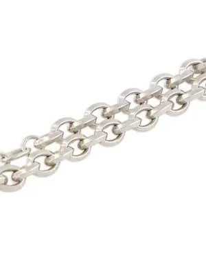 Saint Laurent Silver-tone Chain Bracelet