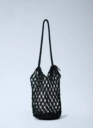 Saint Laurent Cassandre Crochet Tote Bag