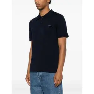 A.p.c. Polo Shirts - Blue