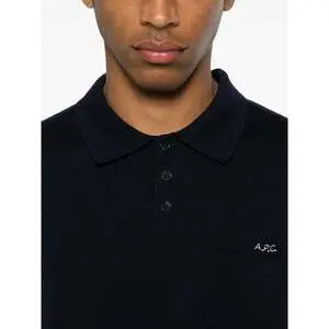 A.p.c. Polo Shirts - Blue