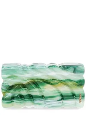 Cult Gaia Aura Clutch Bag - Green