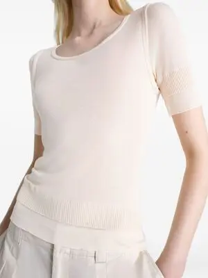 LEMAIRE Silk Blend Knit Top - Multicolor