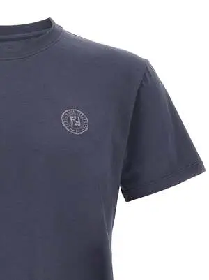 Fendi Postcards' T-shirt - Blue