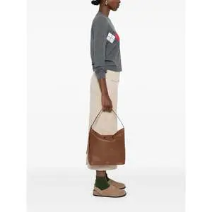 A.p.c. Calf Leather Shoulder Bag - Brown