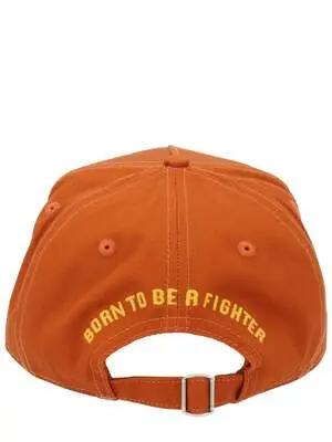 Dsquared2 Baseball Cap With Logo Patch - Orange